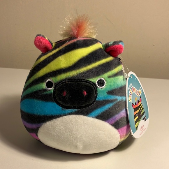 Squishmallows | Toys | Squishmallow Safiyah The Cokorful Zebra 5 | Poshmark